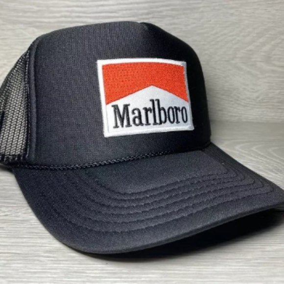 OTTO | Accessories | New Vintage Style Marlboro Black Trucker Hat Cap ...